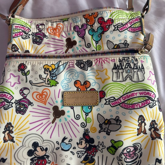 Disney | Bags | Disney Crossbody Bag With Colorful Character Print ...